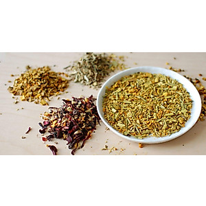 Rishi Tea Turmeric Ginger Herbal Tea - USDA Organic Direct Trade Loose Leaf Tea, Certified Kosher, Caffeine Free Ayurvedic Tea Blend, Immune Support with Citrus for Taste - 16 Ounces (Pack of 1)