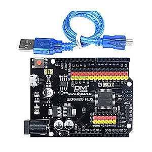 for Leonardo R3 Plus Board CH340 CH340G ATmega32U4 ATmega32U4-AU Microcontroller Board Module for Arduino Compatible with Cable