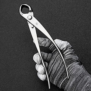 TianBonsai Bonsai Tools 3-Piece Alloy Steel Bonsai tool Kit In Cluding 210mm Long handle Scissors / 205mm Branch Cutter / 205mm Knob Cutter (NBK-01)