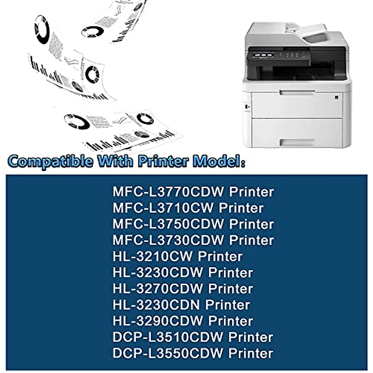 MaxColor TN223BK,TN223C,TN223M,TN223Y 5PK(2BK+1C+1M+1Y) Compatible TN223 Toner Cartridge Replacement for Brother HL-3210CW 3230CDW 3270CDW 3230CDN 3290CDW DCP-L3510CDW L3550CDW Printer