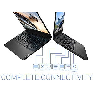 Lenovo IdeaPad Gaming 3 15.6" FHD IPS 120Hz Gaming Laptop, Ryzen Core 7-4800H, Webcam, Backlit Keyboard, USB-C, HDMI, NVIDIA GeForce GTX 1650 Ti 4GB GDDR6, 32GB RAM, 512GB PCIe SSD, Windows 10 Home