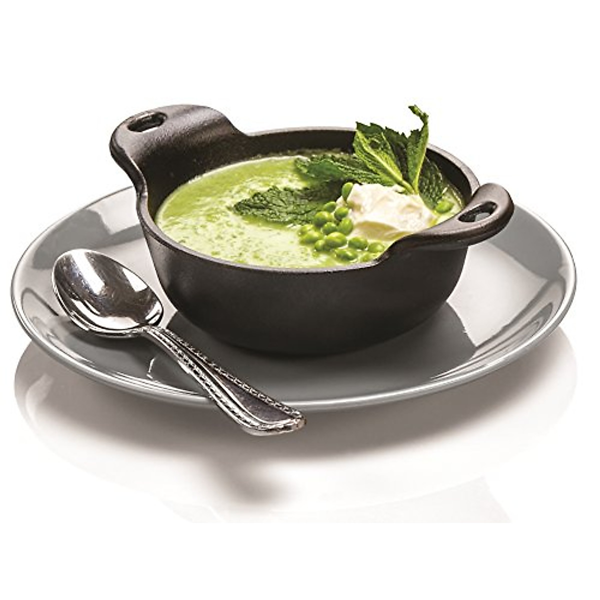 Lodge Heat Enhanced and Seasoned Cast Iron Mini Serving Bowl, 12-Ounce