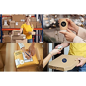 2 Inch Thank You Stickers | 500 Thank You Stickers for Small Business| Self-Adhesive & Waterproof Stickers with 4 Beautiful Colors | Strong and Durable (Classic, 2 Inch)