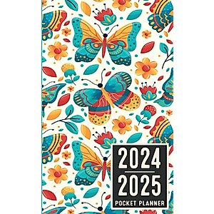 2024-2025 Pocket Planner: Monthly Two Year Appointment Organizer from January To December