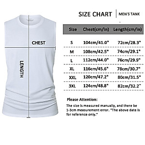 InleaderStyle Men's Workout Tank Tops Cotton Gym Cut Off Sleeveless T Shirt Bodybuilding Muscle Athletic Tank Tops - GY-XL Grey