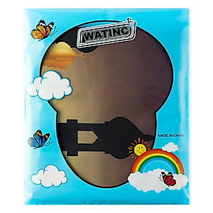 WATINC Ramadan Mubarak Backdrop Banner XtraLarge Eid Arabian Nights Moon Stars Ramadan Kareem Background Banner Party Decorations Supplies Photo Booth for Wall Home Indoor Outdoor 79 X 45 Inch