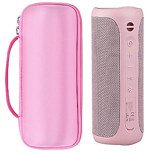 khanka Hard Travel Case Replacement for SOWO Surgeboom 2 Outdoor Portable Bluetooth Speaker, Wireless IPX7 Waterproof Speaker, Case Only (Pink)