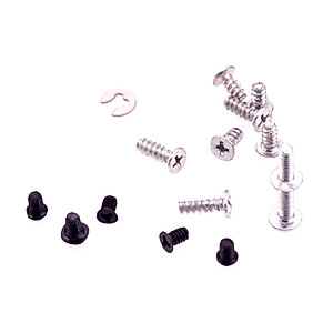 Deal4GO Full Screw Set Replacement Screws for GBM Gameboy Micro Including Battery Screw (Third Party)