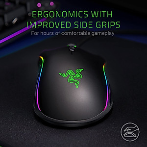 Razer Mamba Elite Gaming Mouse with 16.000 DPI 5G Optical Sensor, 9 Programmable Buttons, Ergonomic Form Factor, Powered Chroma
