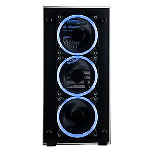 Empowered PC Stratos Micro Gaming Desktop - NVIDIA GeForce RTX 4090, Intel 24-Core i9-13900KF Processor, 64GB DDR5 RAM, 2TB NVMe SSD + 6TB HDD, WiFi, Windows 11 - Liquid Cooled RGB Gamer Computer