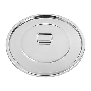 LINISHOP 304 Stainless Steel Airtight Canister Airtight Cereal Container Food Storage Container Metal Kitchen Rice Flour Milk Storage Bucket Silver New (48L)