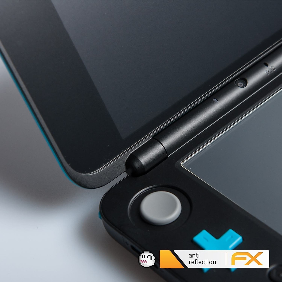 atFoliX Screen Protector compatible with Nintendo New 2DS XL Screen Protection Film, anti-reflective and shock-absorbing FX Protector Film (Set of 3)