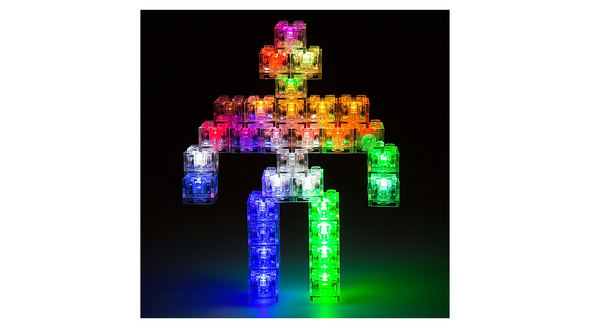 Light Up Building Blocks - 40PC Multicolor Set