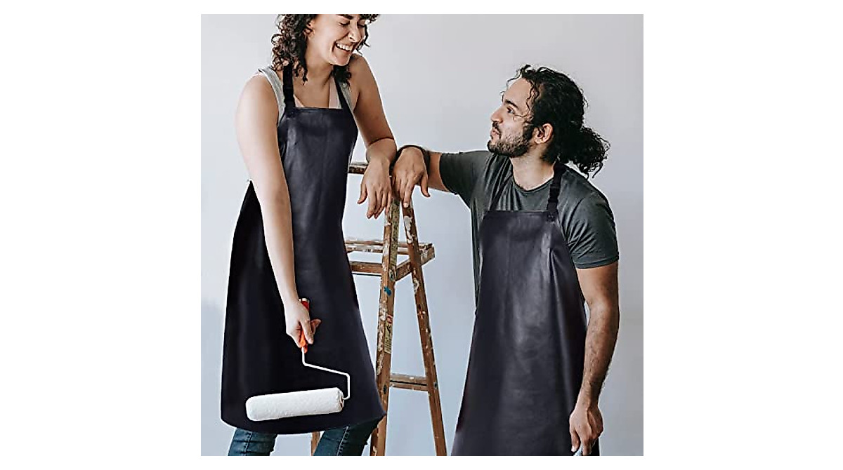 Waterproof Rubber Apron 2-Pack for Men | Durable & Adjustable