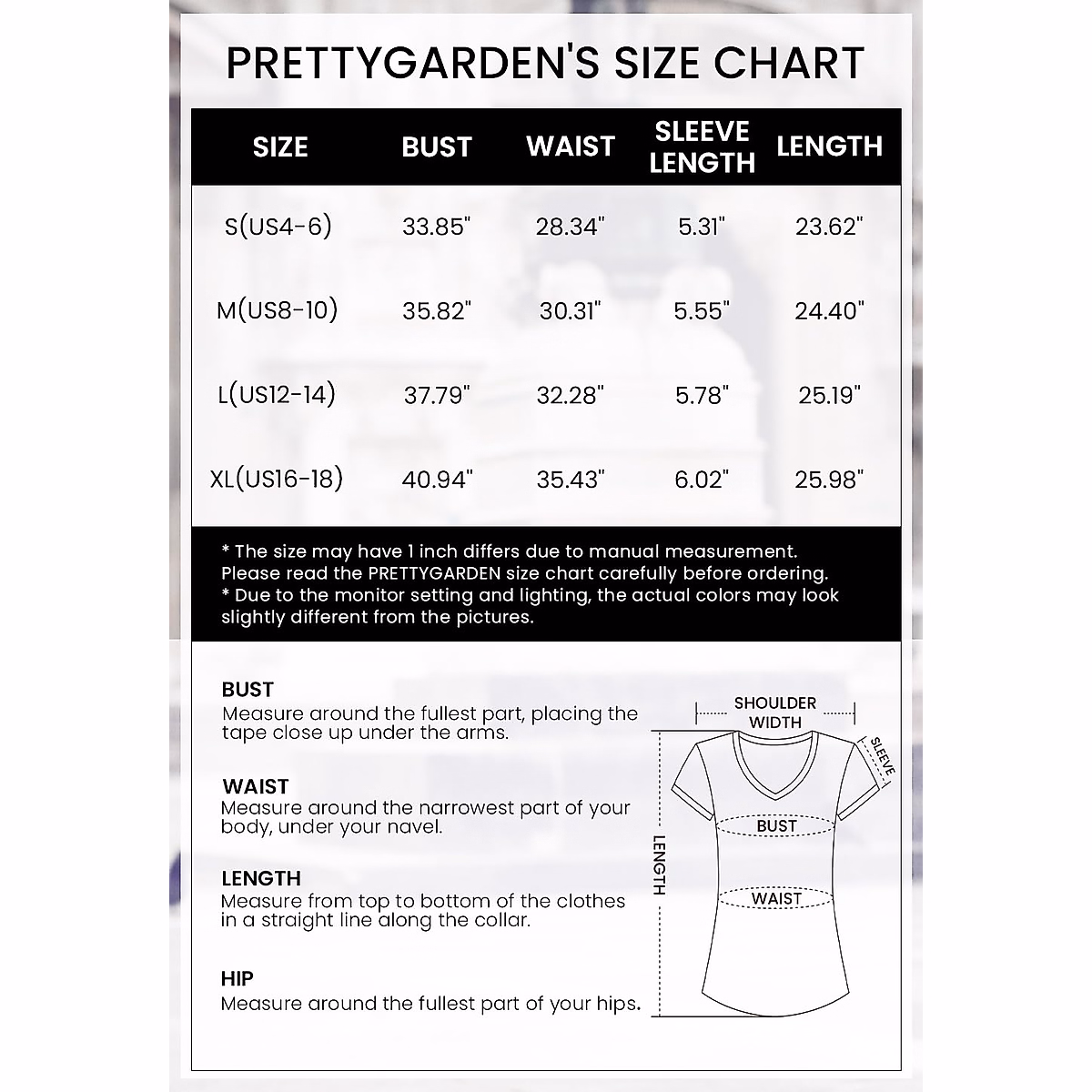 PRETTYGARDEN Women's Summer Casual Henley T-Shirts Short Sleeve V Neck Button Up Ribbed Knit Slim Fit Basic Tops(White, Large)