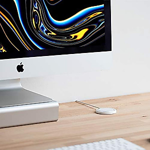Elevation Lab MagBase - Mount for MagSafe Charger, First of its Kind - Pull up to Keep Charging or Slide to undock, Included 3ft USB-C Extension Cord, Holder, Dock,