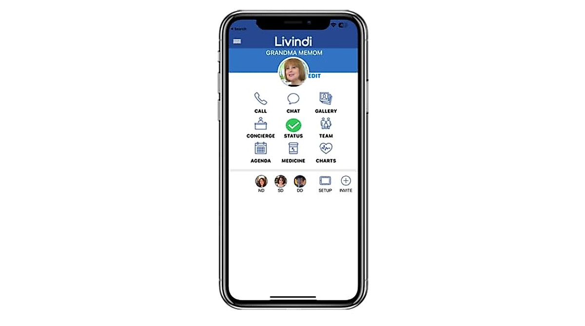 Livindi Studio Senior Monitoring System with 10-inch Tablet