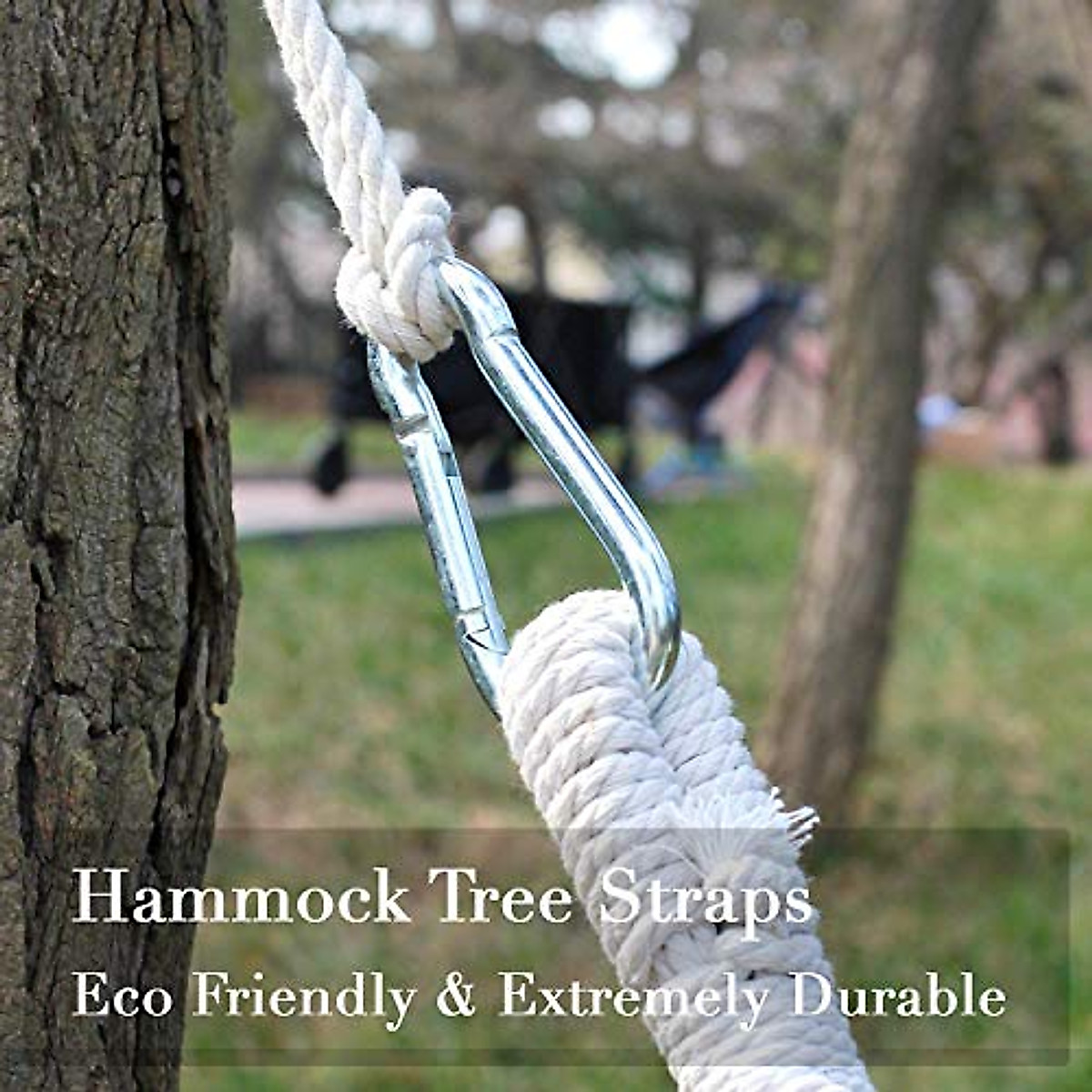 Brazilian Hammock Indoor +2 Tree Swing Hanging Straps Hammock Extra Large Canvas Canvas Hammock with Carry Bag for Patio Porch Garden Backyard Lounging Outdoor and Indoor
