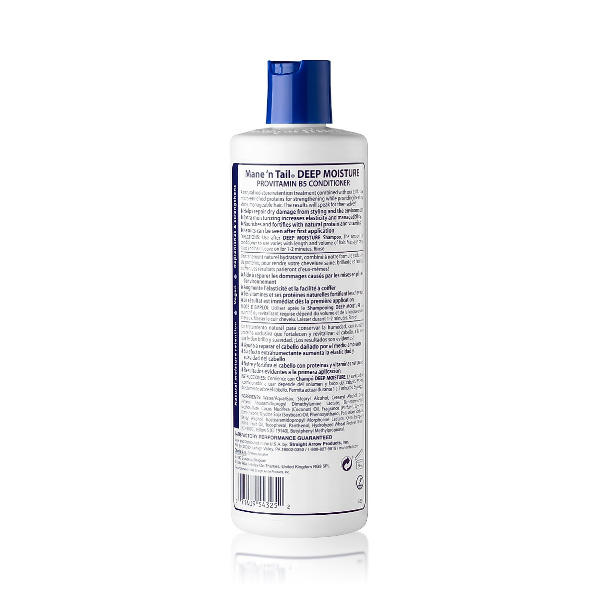 Mane'n Tail Deep Moisturizing Conditioner for Dry, Damaged Hair 12 oz