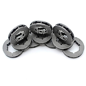 Corolado Spare Parts, 10P .404"-7T Rim Sprocket for Jonsered 2063 2065 2071 2163 2165 2171 Cs2166 Cs2172 Husqvarna 2101 3120 394 395 385 390 Chainsaw