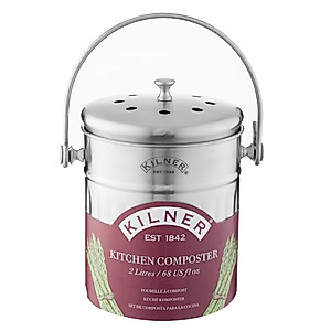 Kilner 2 litre Stainless Steel Kitchen Composter
