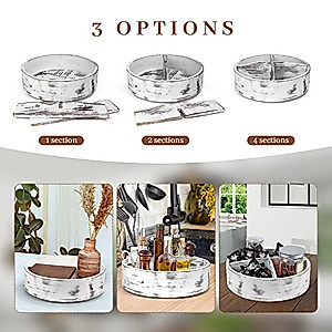 Toilet Paper Holder and 12 Inch Lazy Susan Organizer