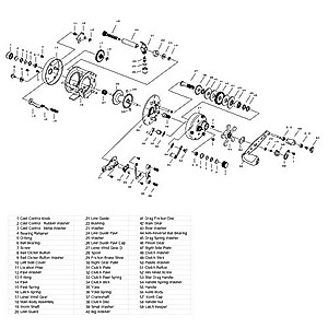 Catfish Pro Tournament Series Round Baitcasting Fishing Reel 600 CTS