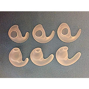 Set SML Left Right EarGels Compatible with Jawbone ERA Black Streak HD Wireless Headset Black Streak Left and Right S M L Ear Gels Bud Tip Gels Buds Tips Replacement Part