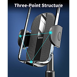 OQTIQ Cup Holder Phone Mount for Car No Shaking Cup Phone Holder for Car Sturdy & Adjustable Cell Phone Holder Mount for Truck, SUV Quick Extension Long Arm for iPhone, Samsung, Nokia, LG, Smartphones