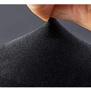 YOUR CHAIR COVERS - 6 ft Rectangular Fitted Spandex Tablecloths, Stretch Elastic Table Cover for Patio, Party, Birthday, Vendor, DJ, Massage Table - Black