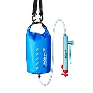 LifeStraw Mission Water Purification System, High-Volume Gravity-Fed Purifier for Camping and Emergency Preparedness, 5 Liter