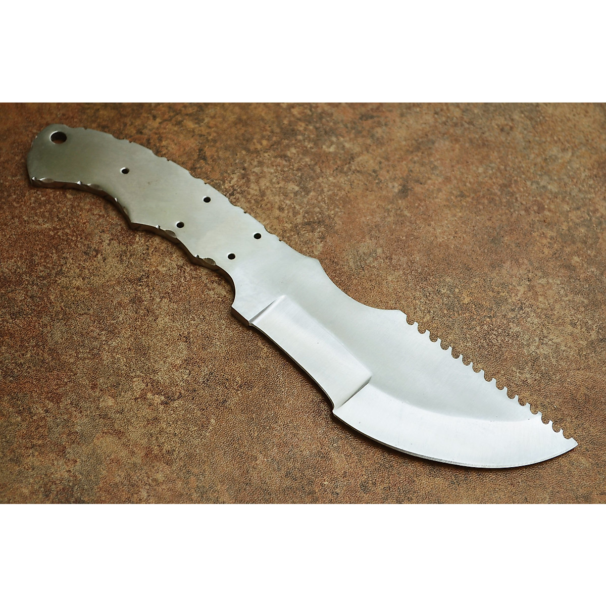 Whole Earth Supply Tracker D-2 Steel Knife Making Blank Blade Hunting Skinning Skinner D2 Knives