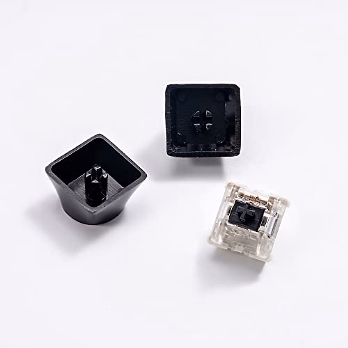 Cute Anime Keycap for Mechanical Keyboard Face Engraving Metal Artisan Key Cap Gift (Black 1 Key)