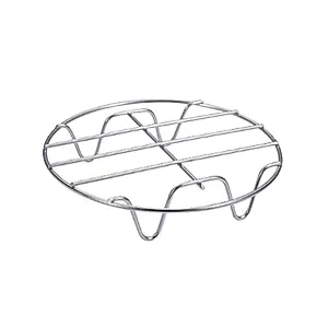 Steam Grid Wide Application Convenient Stainless Steel Round Cooling Rack 6inch