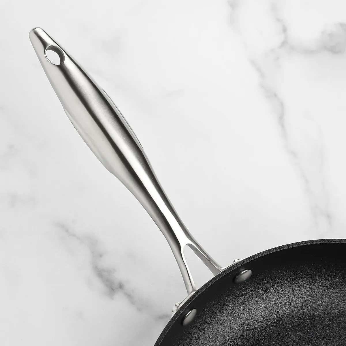 Scanpan CX+ 11" Fry Pan with Glass Lid - Stratanium Plus Nonstick - 5-ply Stainless Steel