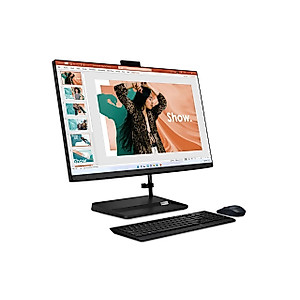 Lenovo Idea Centre AIO 3i 27" FHD (1920x1080) IPS Touchscreen All-in-One Desktop 2023 New | Intel i5-13420H 8-Core | Intel UHD Graphics | Wi-Fi | RJ-45 | 12GB DDR4 512GB M.2 SSD | Win11 Pro | Black