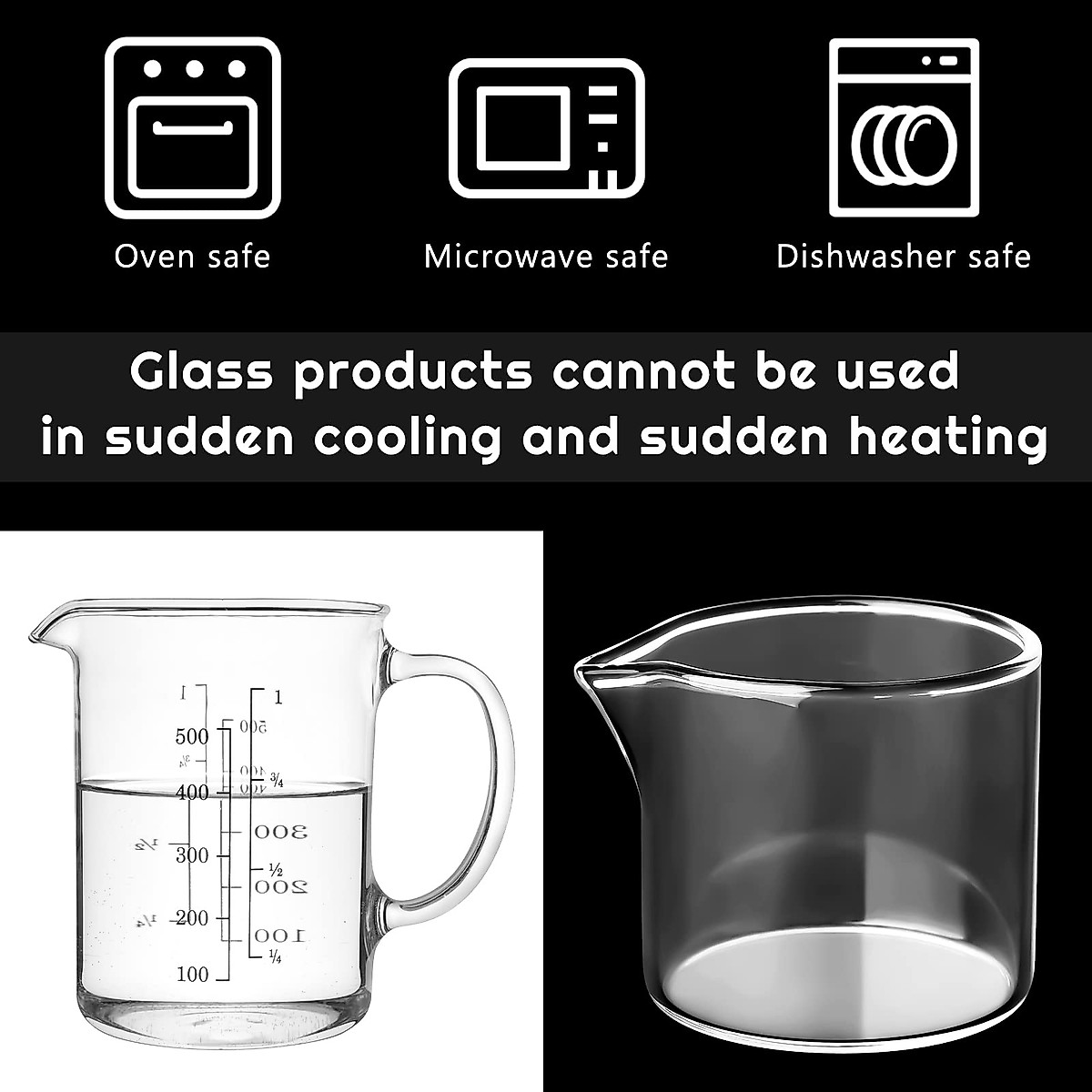 4 Pcs Small Glass Creamer Pitcher Milk Creamer Pitcher Mini Glass Pitcher Transparent Coffee Pitcher Glass Tea Milk Pourer Glass Pitcher Mini Pitcher Frothing Pitcher for Coffee (No Handle Style,4 oz)