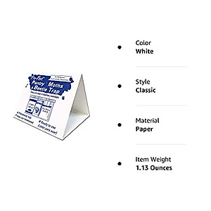 Pro Pest Pantry Moth & Beetle Traps 2 Pre-Baited Traps