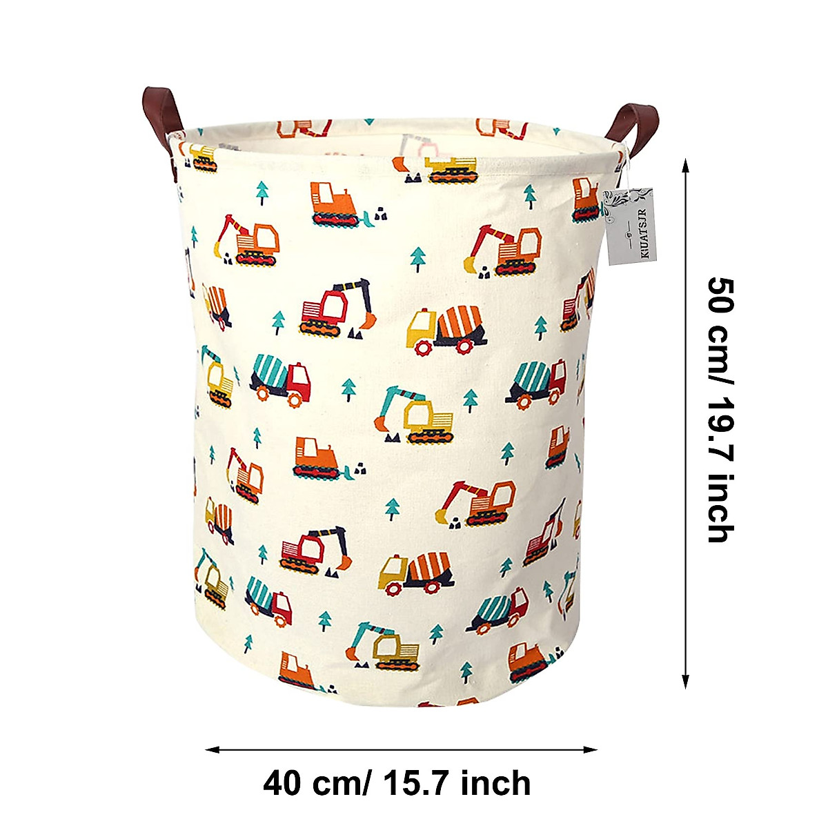 Large Storage Basket,Laundry Hamper/Bathroom/Home Decor/Collapsible Round Storage Bin,Boys and Girls Hamper/Boxes/Clothing(Cars)