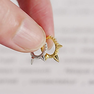 Small Huggie Hoop Earrings for Women Girls, Dainty Lightweight Huggie Earring for Everyday in 925 Sterling Silver, Hypoallergenic