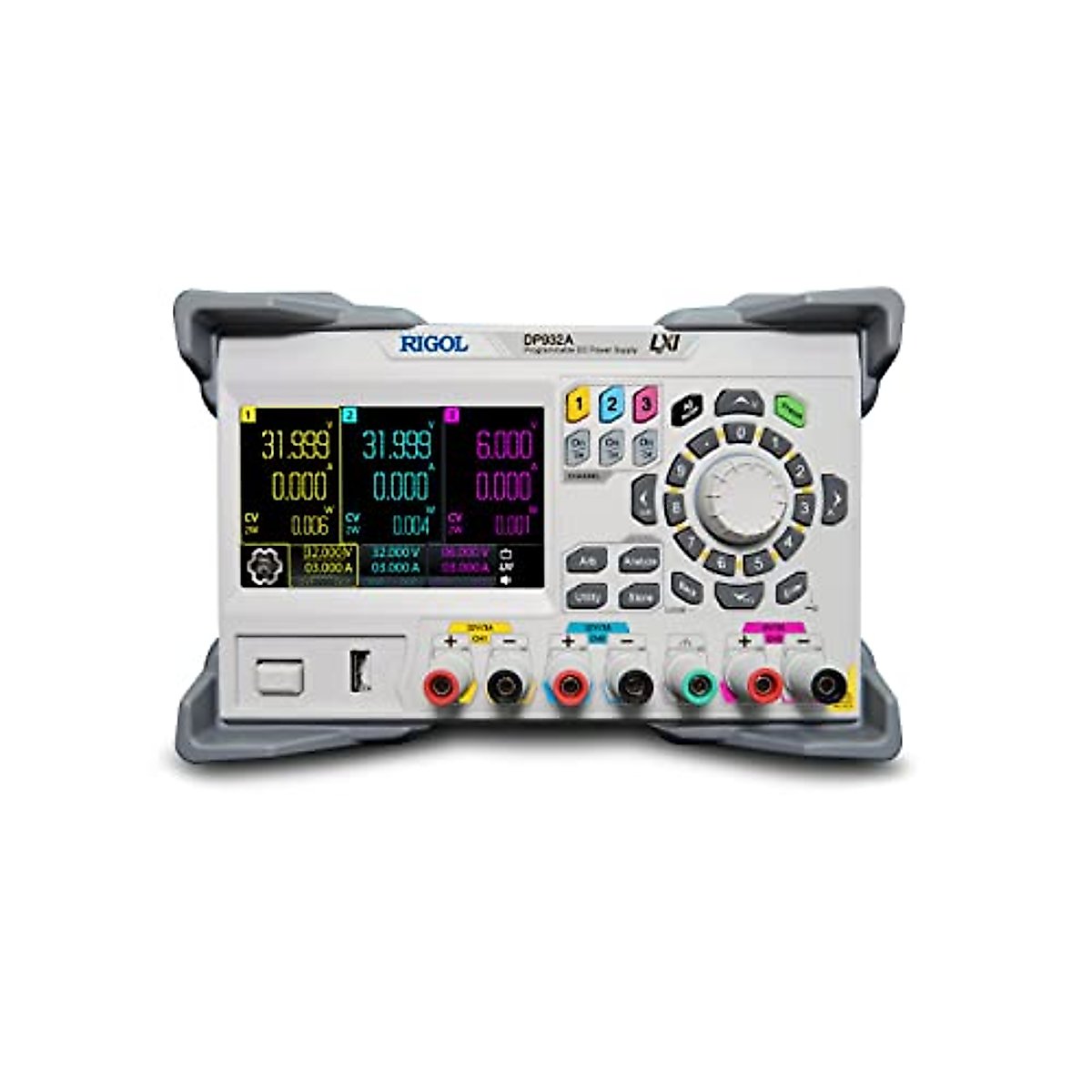 Rigol DP932A Programmable Linear Dc Power Supply,3 Channels,210W Total Power