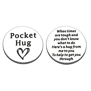 Pocket Hug Token Get Well Soon Gifts for Women Men Friendship Gifts for Women Friends Cancer Survivor Gifts for Women Birthday Graduation Gifts for Her Him Long Distance Relationship Christmas Gifts