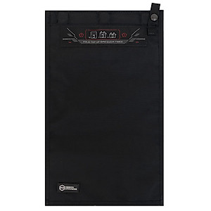 Mission Darkness NeoLok Non-Window Faraday Bag for Tablets (+ Secure Magnetic Closure) // Device Shielding for Law Enforcement & Military, Data Security, Anti-Hacking & Anti-Tracking Assurance