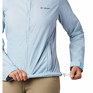 Columbia Women’s Switchback III Waterproof Rain Jacket, Spring Blue, XX-Large