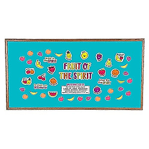 Fun Express Fruit of The Spirit Bulletin Board Set - Educational - 53 Pieces