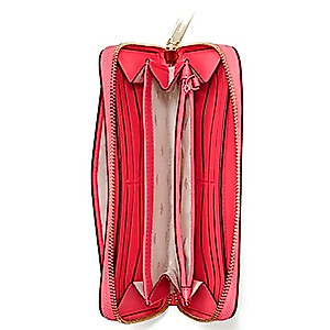 Kate Spade Staci Large continental wallet Saffiano Leather Watermelon Gelato