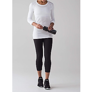 Lululemon Swiftly Tech Long Sleeve Crew (Heathered White, 10)