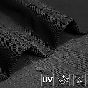 ROCKBROS Cooling Neck Gaiter Face Mask Fishing Scarf Face Cover for Men Women (Black)