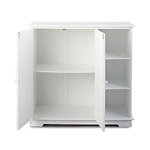 Beadboard Buffet Cabinet - Sideboard with Storage - White