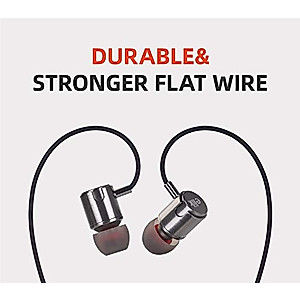 ELIK Earbud Headphone Wired Earphones with Microphone and Call Controller Dynamic Crystal Clear Sound, Ergonomic Comfort-Fit Compatible with iPhone, Android Pixel Samsung Phones